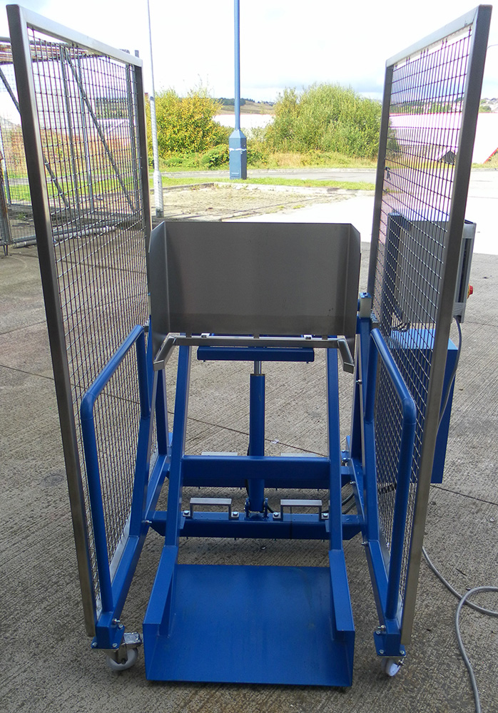 Hydraulic Wheelie Bin Tipper - BTH/250/1200/B